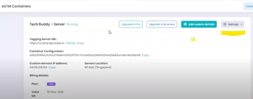 How to Setup GTM Server-side container, I have Basic Account - Google ...