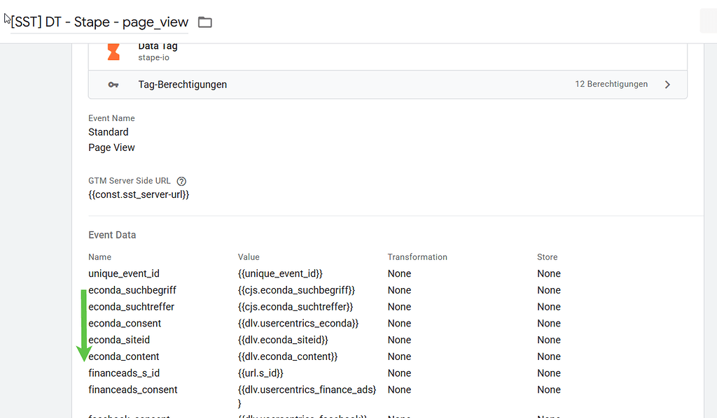 Change Order of Event Data in Stape Client Tag - Stape feature request - Stape Community